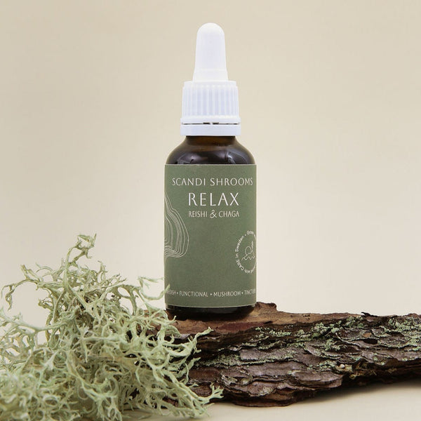 Functional mushroom tincture- Relax - Reishi & Chaga – Wild Cacao ...